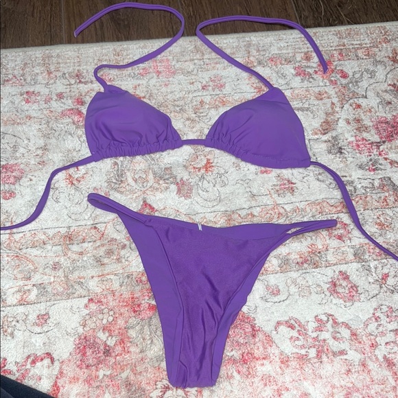 Princess Polly | Swim | Vibrant Purple Bikini Set | Poshmark